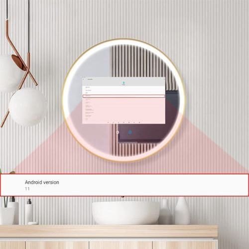 LED Mirror with TV Remote & Touchscreen | LightMirror.in
